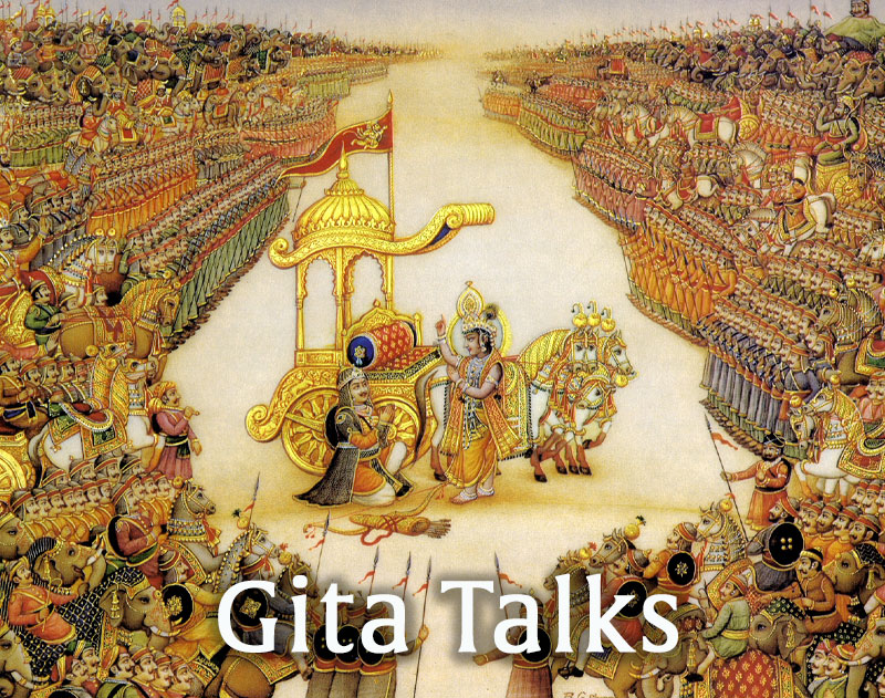 New! Talks on the Bhagavad Gita on Youtube
